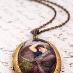 Pre Raphaelite, Fine Art Necklace, Romantic Pendant, Boreas, John ...